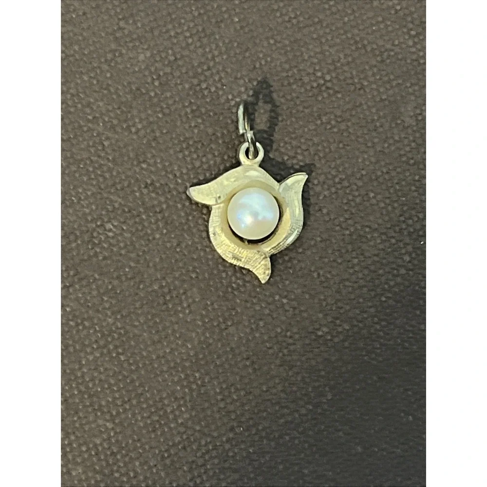 Jewelry | 12k Gold Filled Spiral Pendant W Real Cultured Pearl In ...